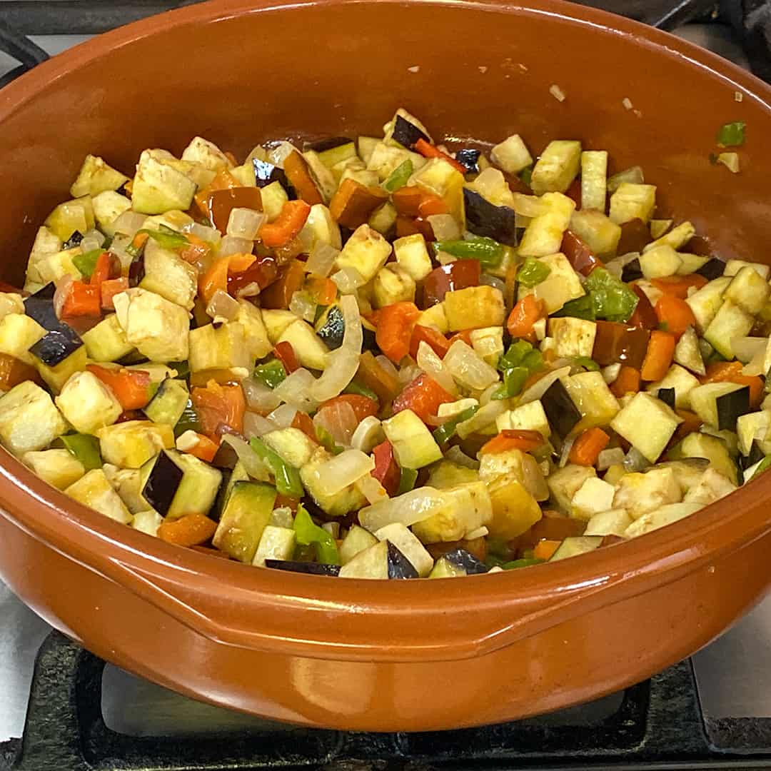 Samfaina, en klassisk katalansk grøntsagsret