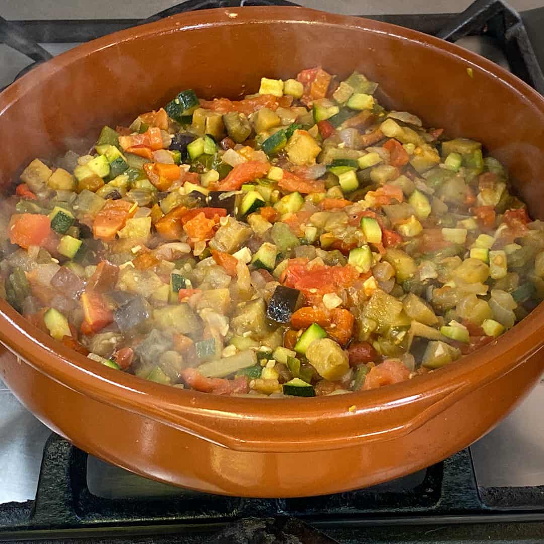 Samfaina, en klassisk katalansk grøntsagsret